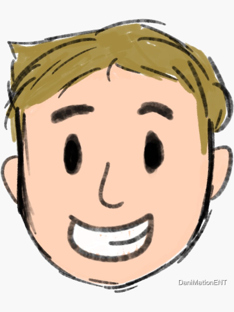 "Ben Head" Sticker for Sale by DaniMationENT | Redbubble