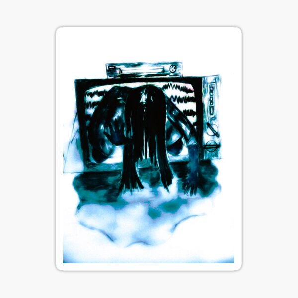 "The Ring Girl Sadako" Sticker for Sale by Bdivergent | Redbubble