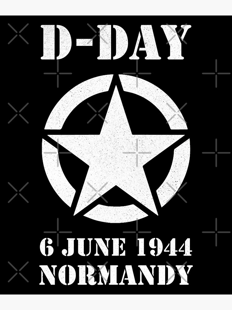 "Operation Overlord 1944 D-Day 2024 80th Anniversary Normandy" Sticker ...