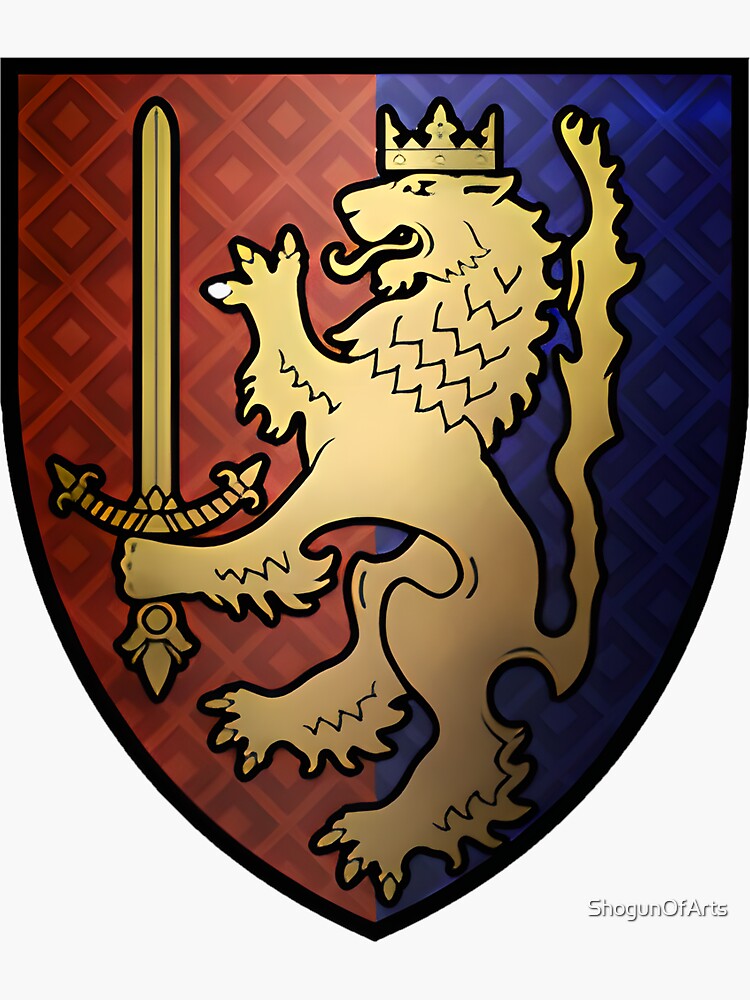 "Bretonnia Couronne Faction Symbol Warhammer Fantasy" Sticker for Sale ...