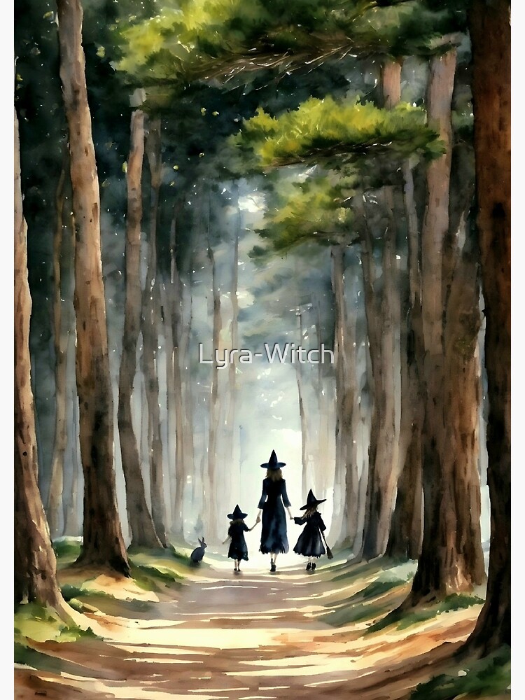 "Daughters - Mama and Child Witches Walk in the Woods | By Lyra the ...