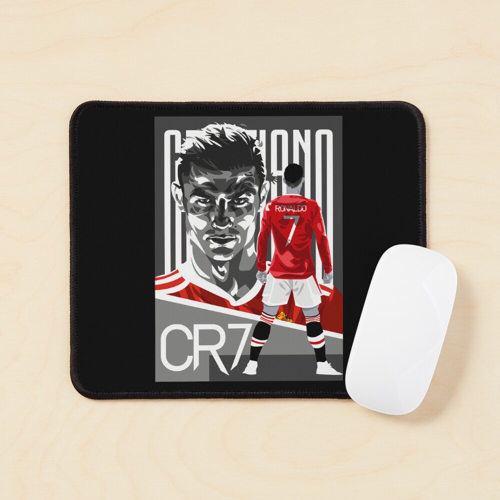 "Cristiano Ronaldo In Red" Sticker for Sale by WilliamBurz | Redbubble