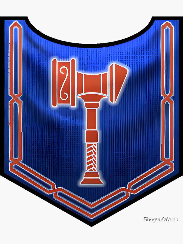 "Clan Angrund Dwarfs Faction Symbol Warhammer Fantasy" Sticker for Sale ...