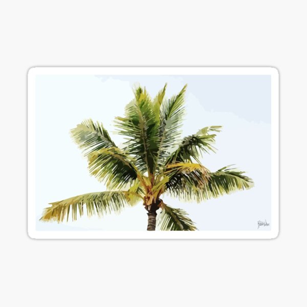 "Palms" Sticker for Sale by rabbitiswiseee | Redbubble