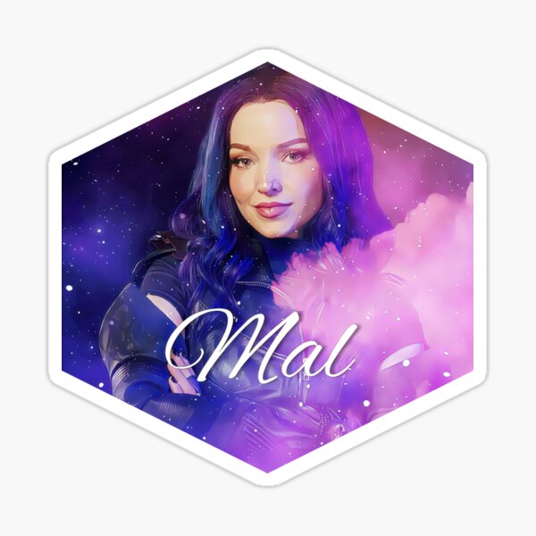 "Mal Purple Queen - Descendants 3 " Sticker for Sale by Arte-Enchanted ...
