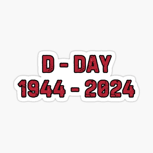 "D-day 80th anniversary (5)" Sticker by Ksiop76 | Redbubble