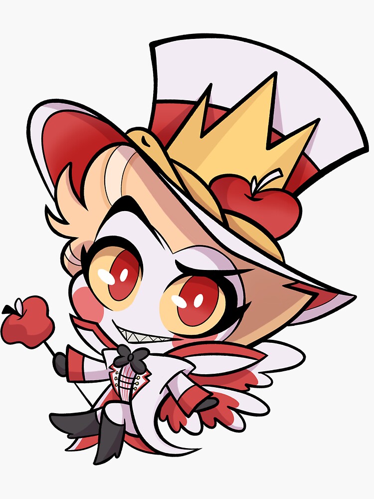 "Hazbin Hotel - Lucifer Chibi" Sticker for Sale by Tilly TheStrange ...