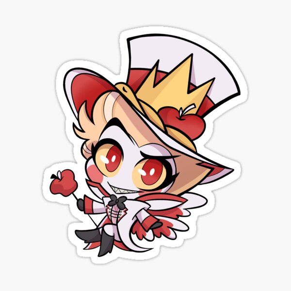 "Hazbin Hotel - Lucifer Chibi" Sticker for Sale by Tilly TheStrange ...