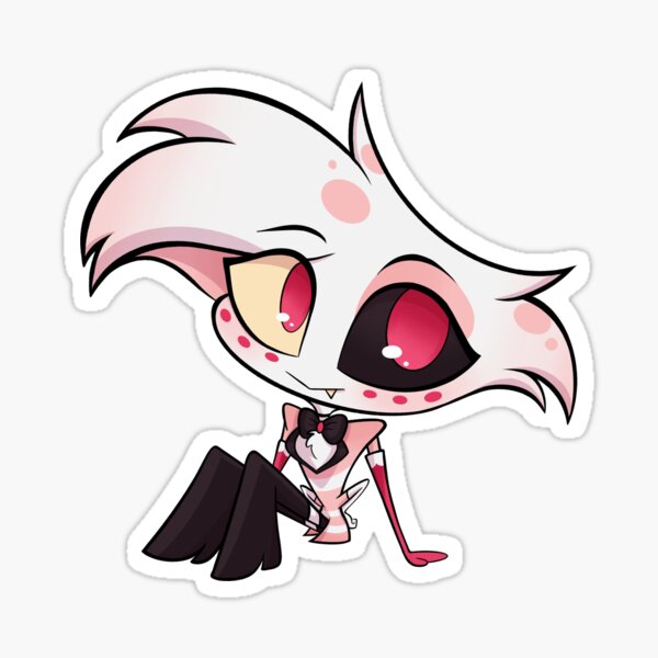 "Hazbin Hotel - Angel Dust Chibi" Sticker for Sale by Tilly TheStrange ...