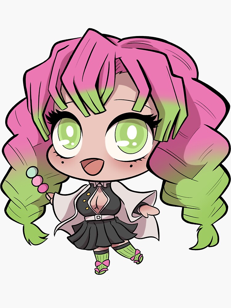 "Demon Slayer - Mitsuri Chibi" Sticker for Sale by Tilly TheStrange ...