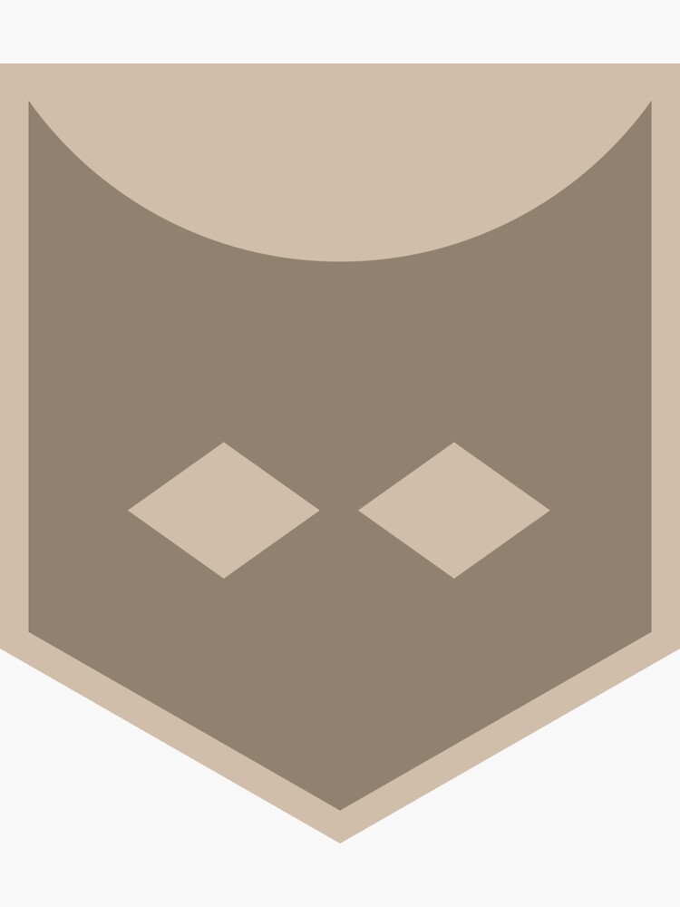 "Helldivers 2 rank emblem space cadet" Sticker by X-RayActual | Redbubble