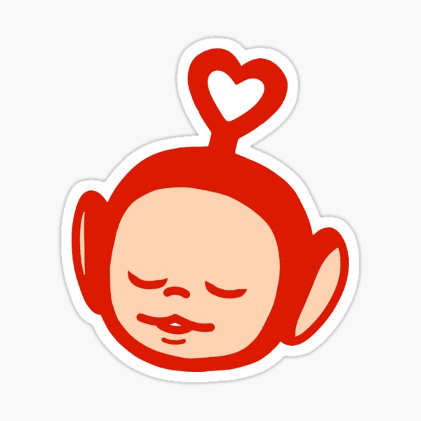 "Teletubbies Po Simple" Sticker for Sale by millaramona | Redbubble