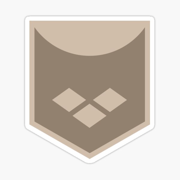"Helldivers 2 rank emblem sergeant" Sticker by X-RayActual | Redbubble