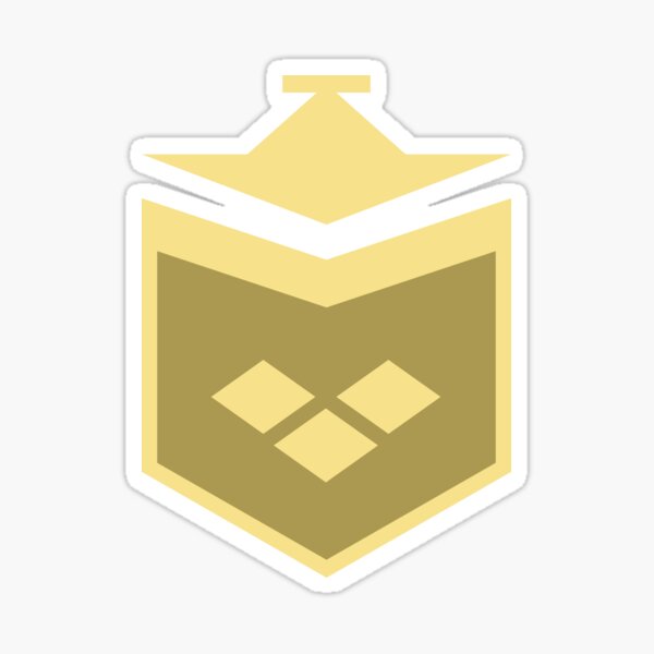 "Helldivers 2 rank emblem admiral" Sticker by X-RayActual | Redbubble