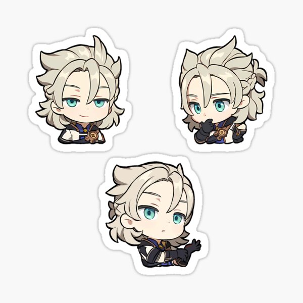 "Albedo Pack | Genshin Impact" Sticker for Sale by Verthalies | Redbubble