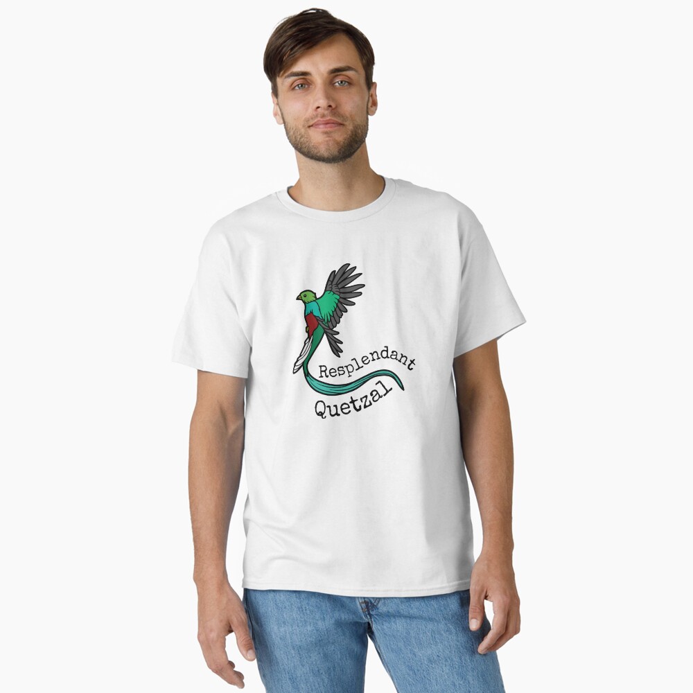 "Resplendant Quetzal Bird Sticker Flying Tropical Stylistic Cartoon ...