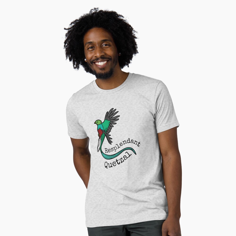 "Resplendant Quetzal Bird Sticker Flying Tropical Stylistic Cartoon ...