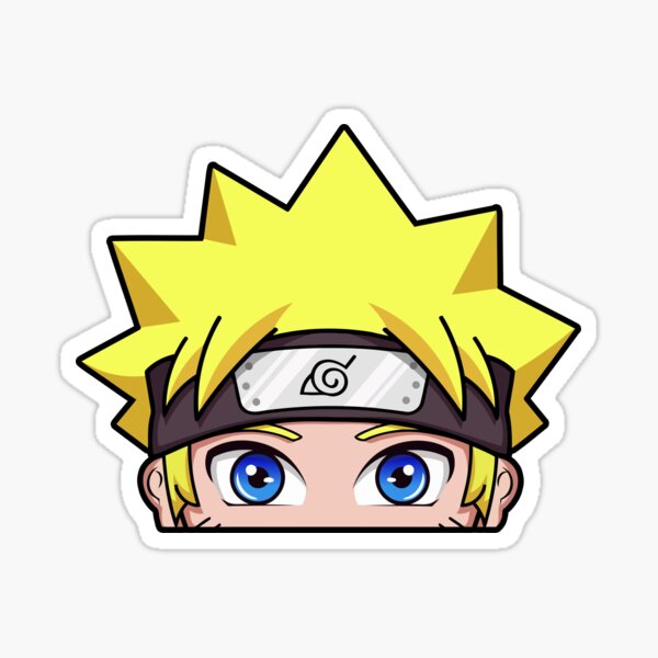 "Anime peeker sticker" Sticker for Sale by Diyanggostyle | Redbubble