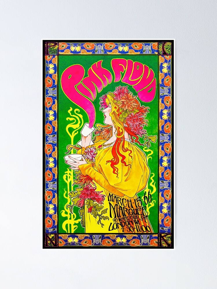 "PF 1966 vintage poster (HQ)" Poster for Sale by Lucafoto | Redbubble