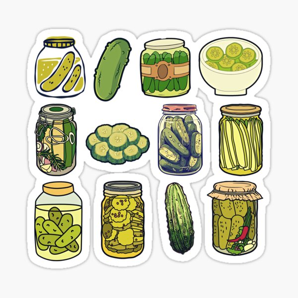 "Pickles" Sticker for Sale by HowToCanadian | Redbubble