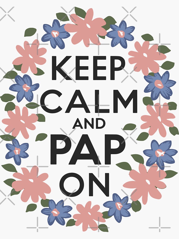 "Pap smear x pap smear" Sticker for Sale by The Knick Knack Nook ...