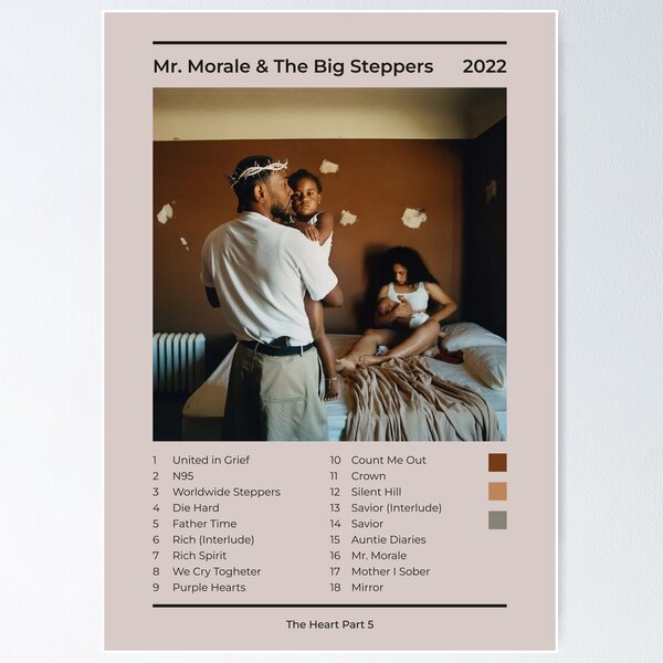 "Kendrick Lamar Poster - Mr. Morale & the Big Steppers" Poster for Sale ...