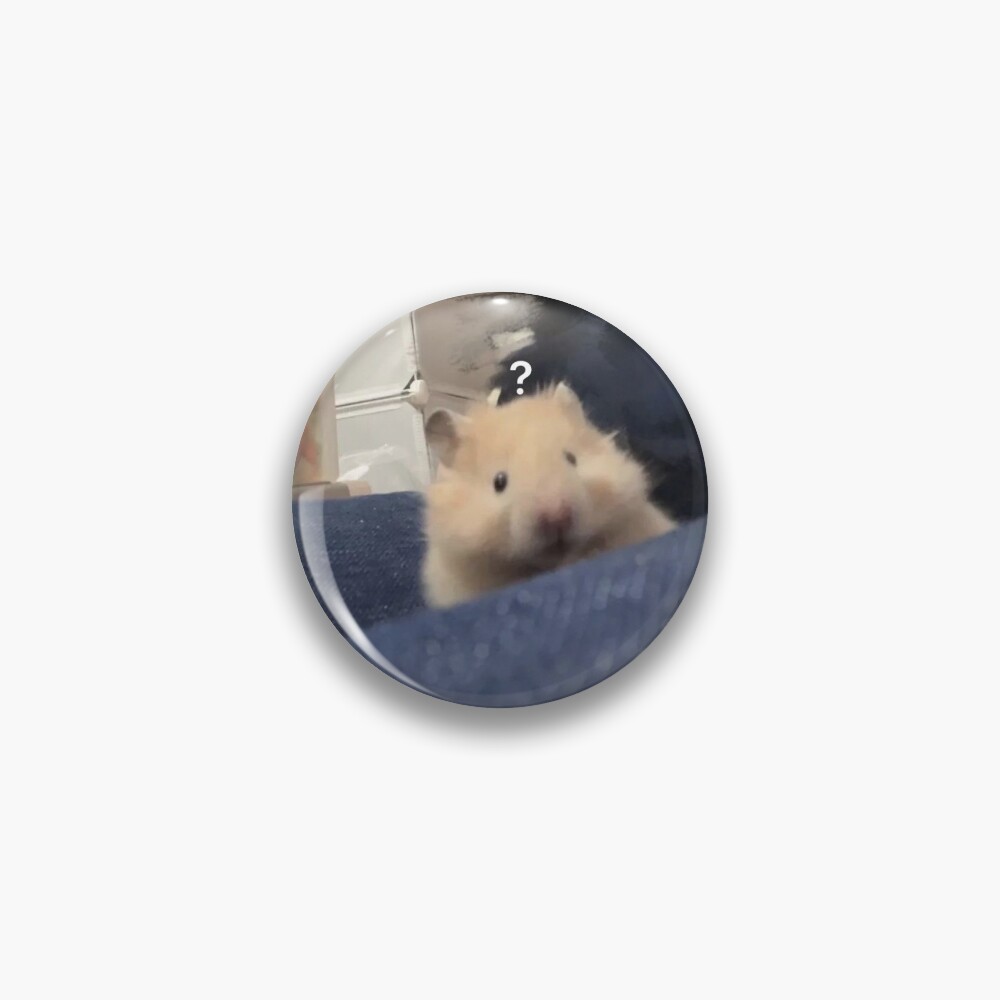 "confused hamster meme" Sticker for Sale by bananamatcha | Redbubble
