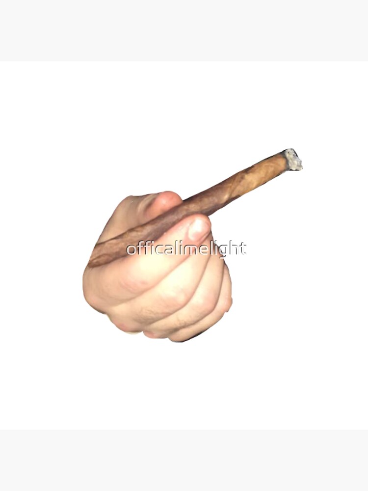 "Hand Giving Blunt" Sticker for Sale by officalimelight | Redbubble