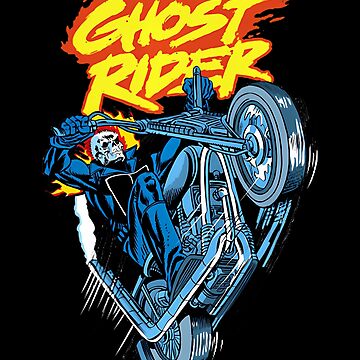 "Ghost Rider " Sticker for Sale by DulceLuettge | Redbubble