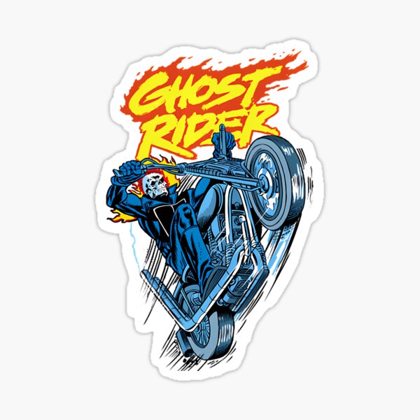 "Ghost Rider " Sticker for Sale by DulceLuettge | Redbubble