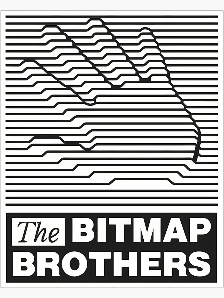 "Amiga The Bitmap Brothers Logo" Sticker for Sale by Elmorgherty ...