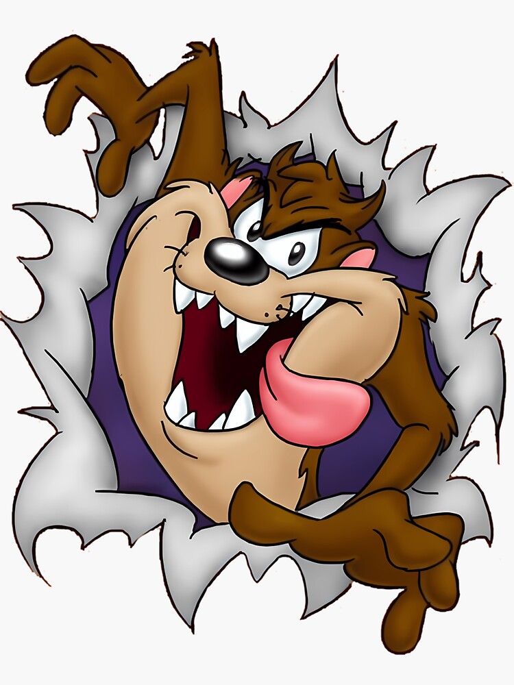 "Tasmanian Devil" Sticker for Sale by EricSalmon | Redbubble