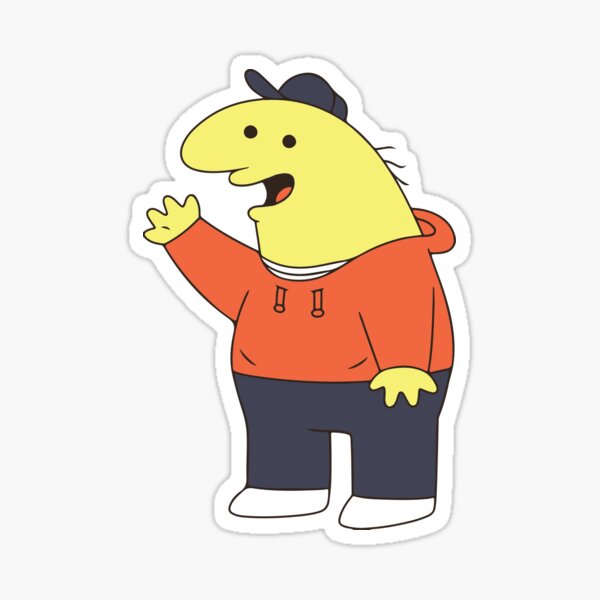 "Smiling friends - Charlie " Sticker for Sale by Pelastore | Redbubble