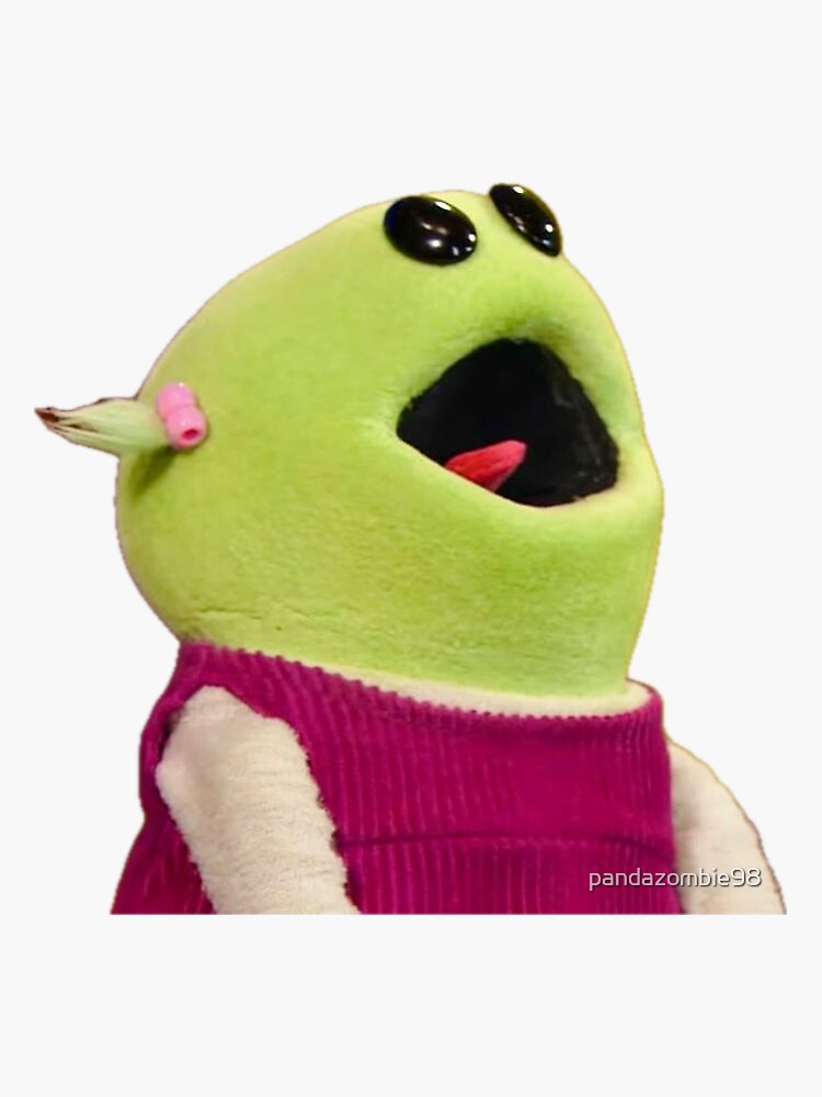 "Nanalan mona wow surprised face" Sticker for Sale by pandazombie98 ...