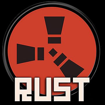 "Rust (Logo) " Sticker for Sale by MendSegundo | Redbubble