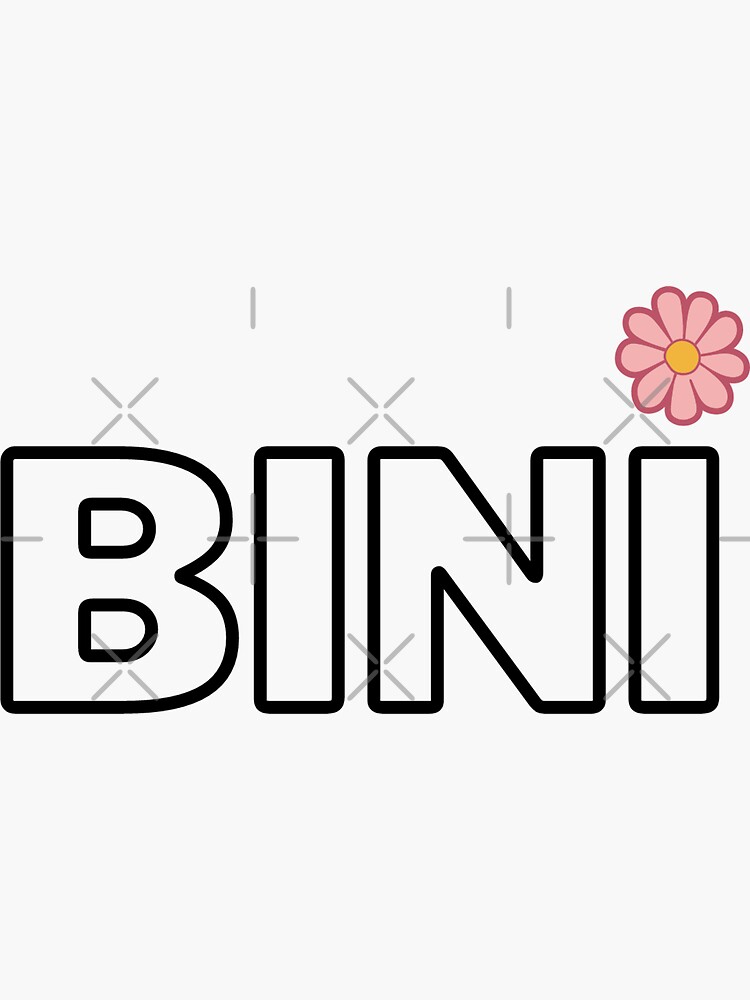 "Bini PPop" Sticker for Sale by ArtyTita | Redbubble