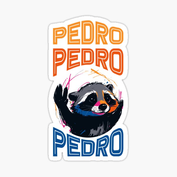 "Pedro Party Racoon Meme" Sticker for Sale by WorldEngine | Redbubble