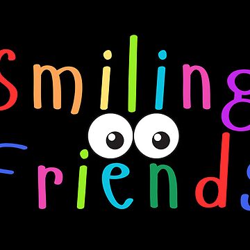 "Smiling Friends| cartoon| psychicpebbles" Sticker for Sale by zoey135 ...