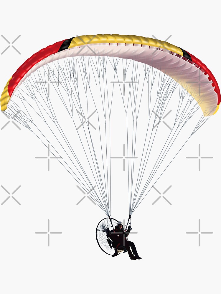 "paramotor" Sticker by sibosssr | Redbubble