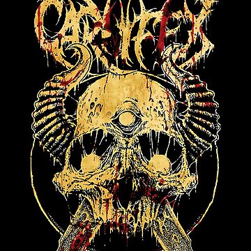 "Carnifex Skull" Sticker for Sale by BrandonRos0 | Redbubble