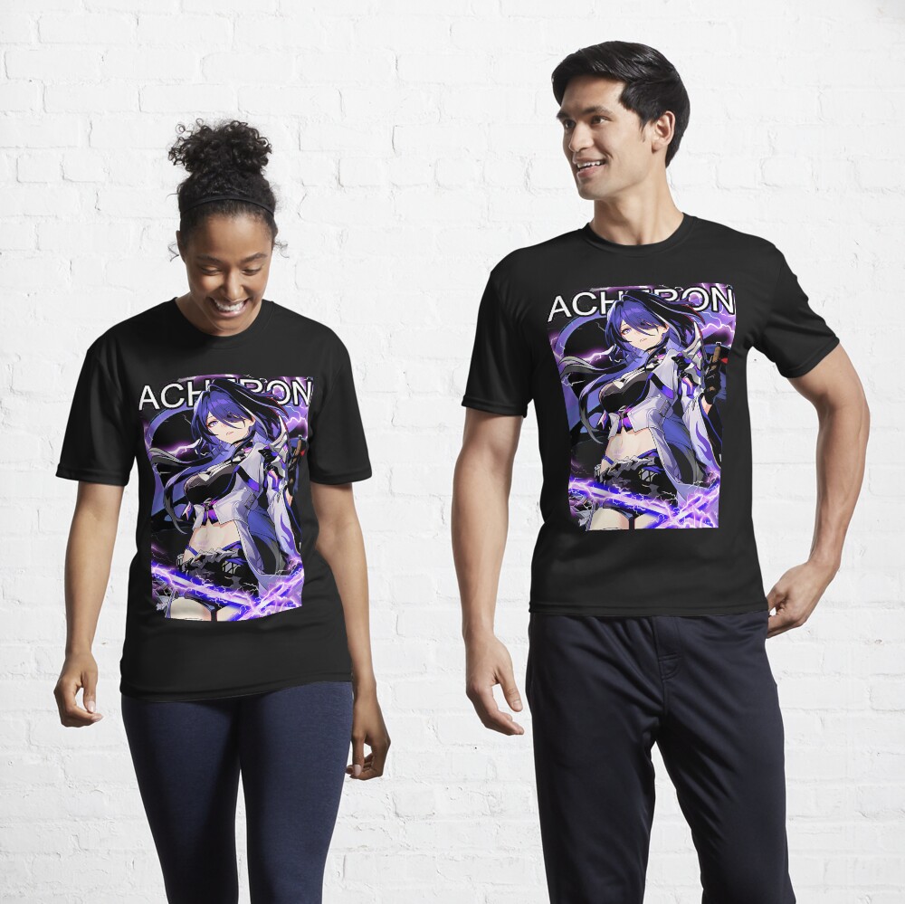 "Acheron honkai star rail Shirt fan honkai star rail stickers Acheron ...