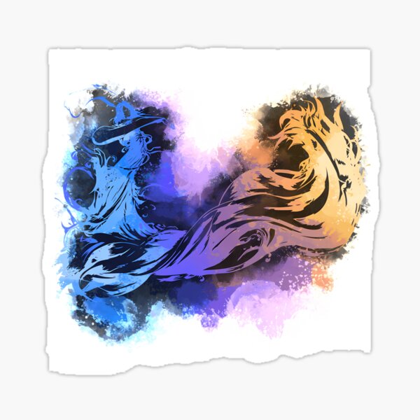 "Final Fantasy X logo " Sticker for Sale by ManuelHijo | Redbubble