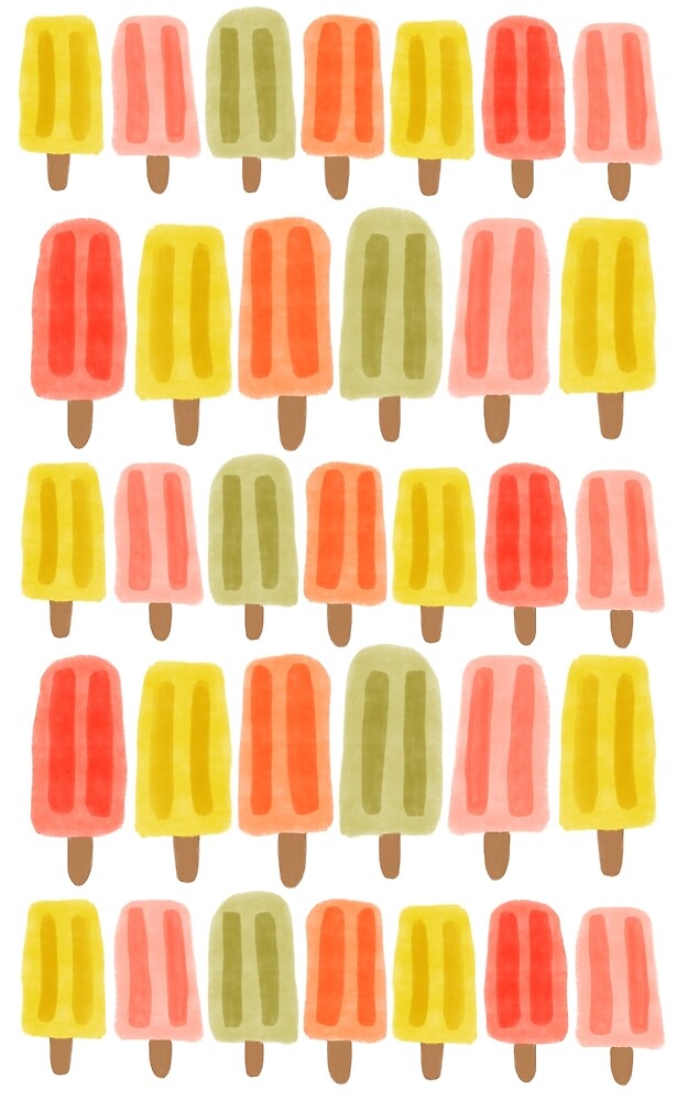 "Ice pops popsicles ice lolly fruity fun" by shoshannahscrib | Redbubble