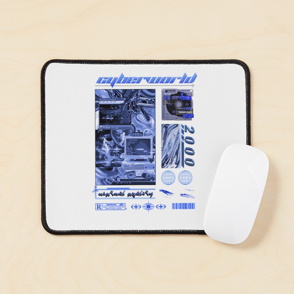 "Cybercore World Y2K Design" Poster for Sale by Cyber-Cyanide | Redbubble