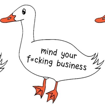 "Angry Goose Meme" Sticker for Sale by jennysselling | Redbubble