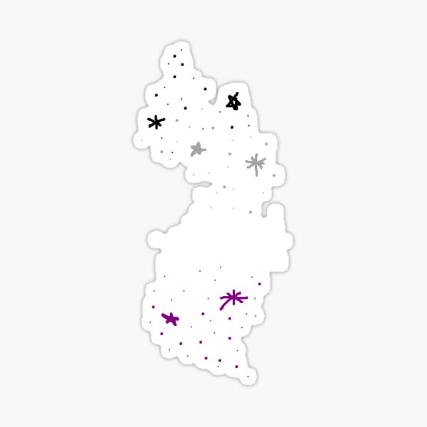 "Subtle Ace Stars" Sticker for Sale by thenerdiest-one | Redbubble