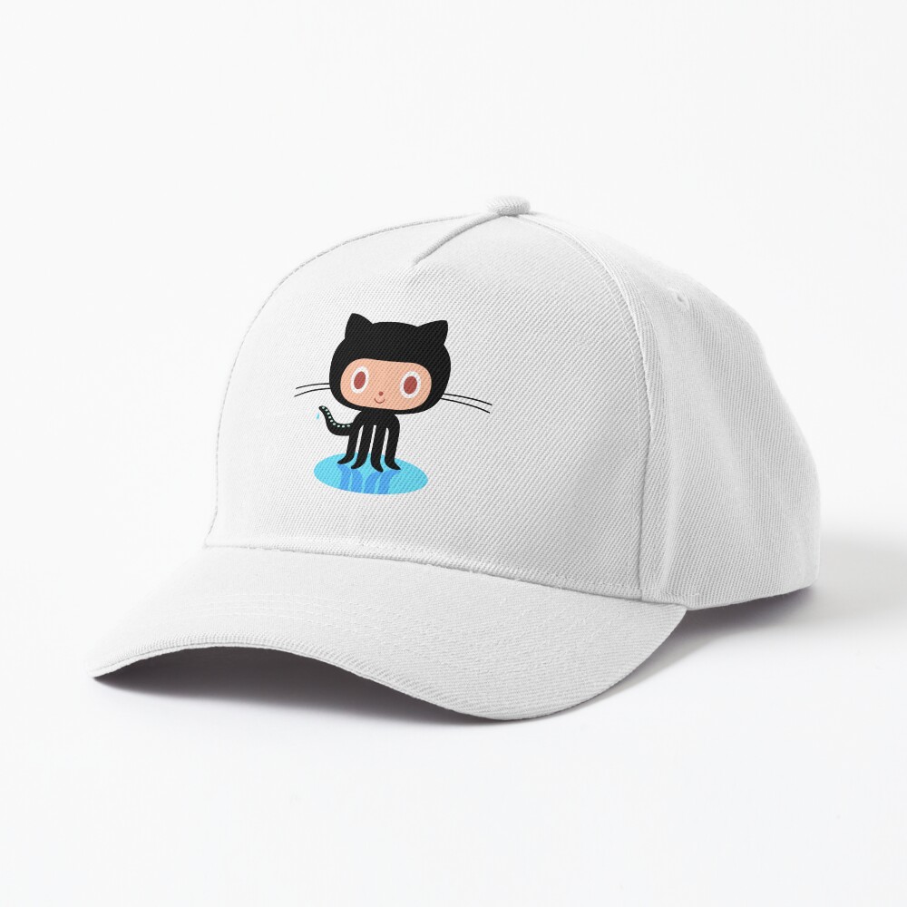"GitHub Logo Sticker - Sleek, Durable, Perfect for Developers and Tech ...