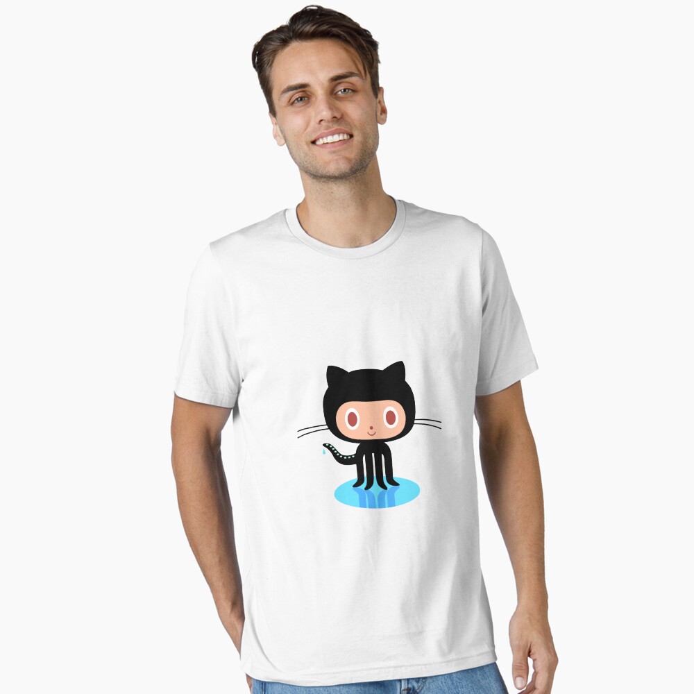 "GitHub Logo Sticker - Sleek, Durable, Perfect for Developers and Tech ...