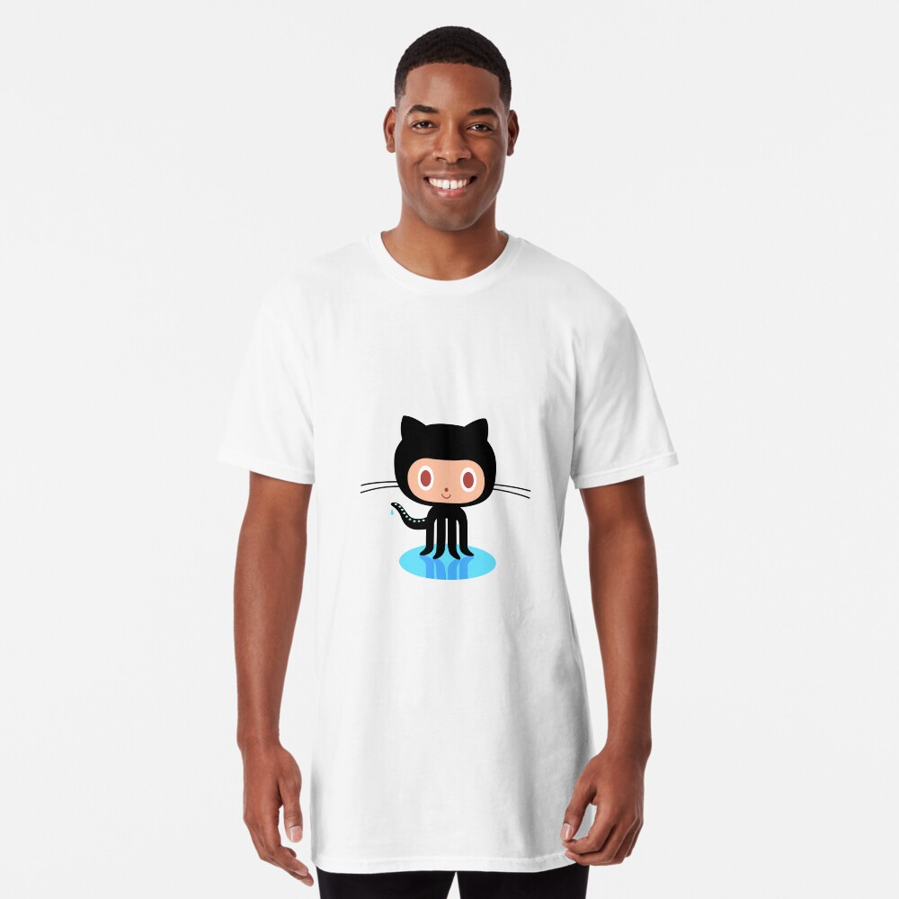 "GitHub Logo Sticker - Sleek, Durable, Perfect for Developers and Tech ...