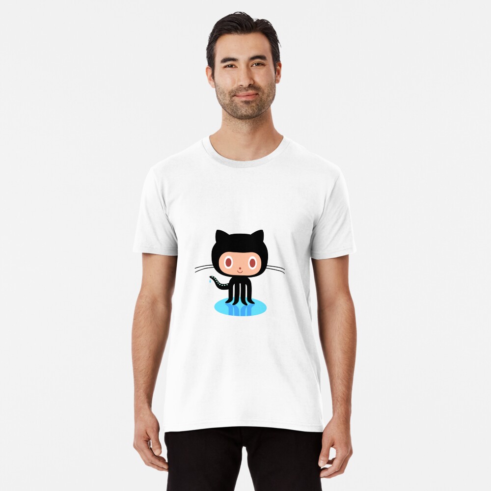 "GitHub Logo Sticker - Sleek, Durable, Perfect for Developers and Tech Enthusiasts" Sticker for ...